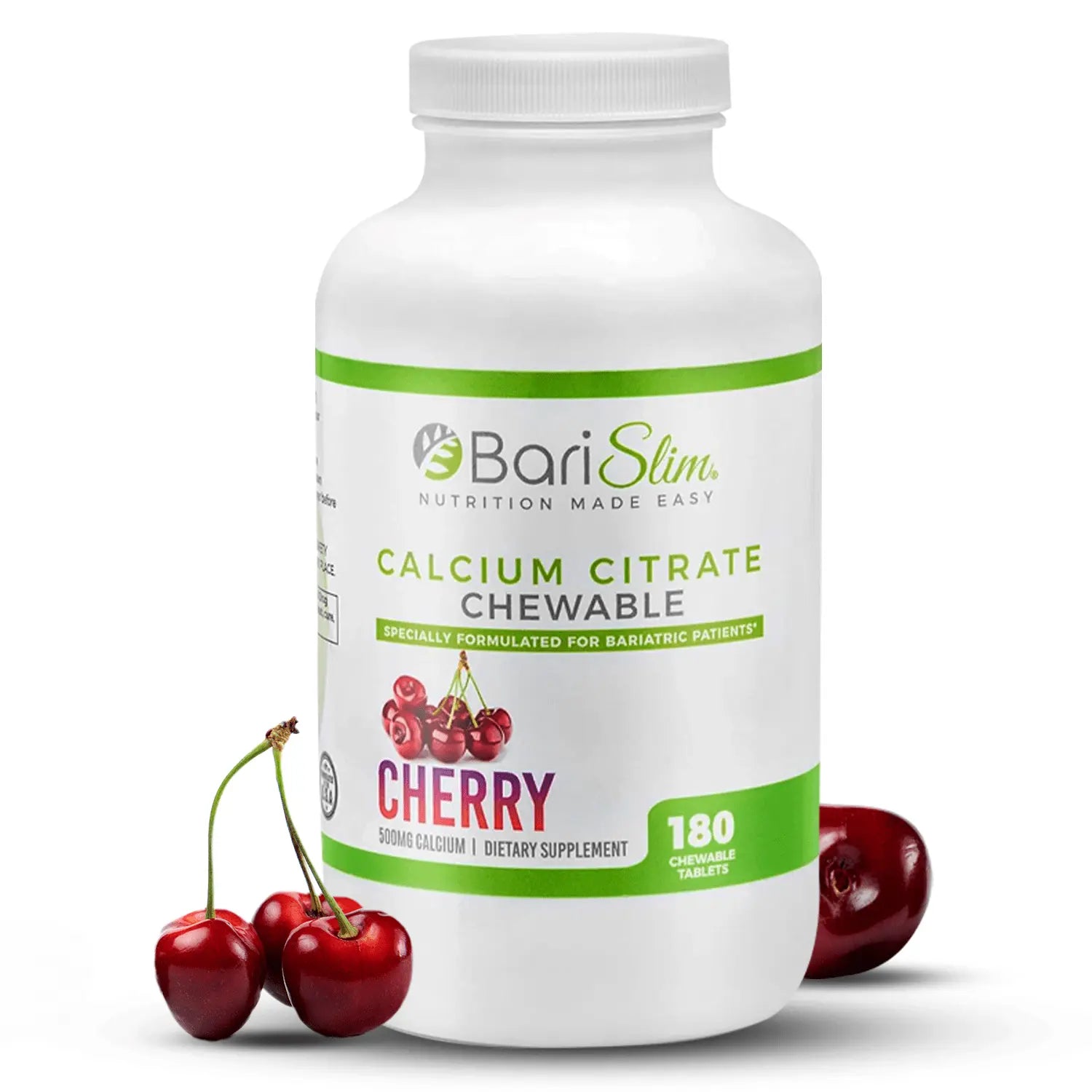 Calcium Citrate Chewable - Cherry – BariSlim