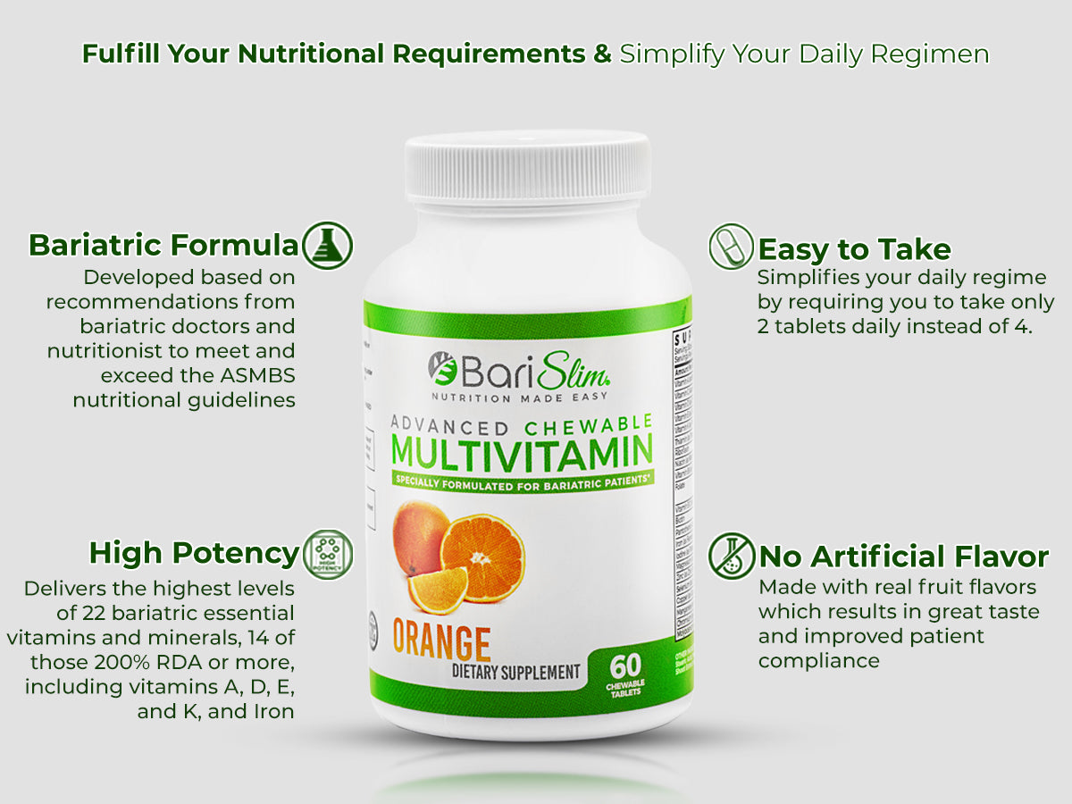 Advanced Chewable Bariatric Multivitamin Orange Flavored BariSlim advanced-chewable-bariatric-multivitamin-orange-flavored-barislim